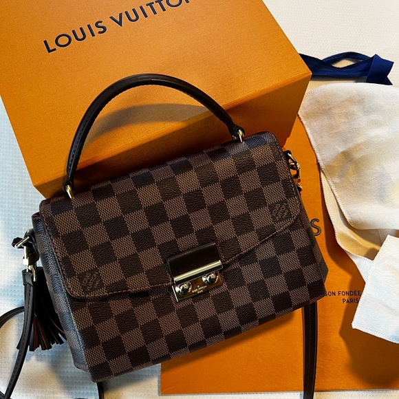 Louis Vuitton | Bags | Louis Vuitton Damier Ebene Croisette | Poshmark
